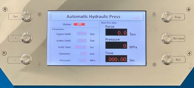 30T 40T Split Automatic Heated Hydraulic Press Machine With Heated ...